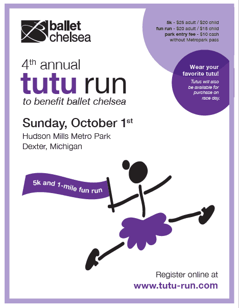 Register now for Ballet Chelsea's Annual Tutu Run to be held on October ...